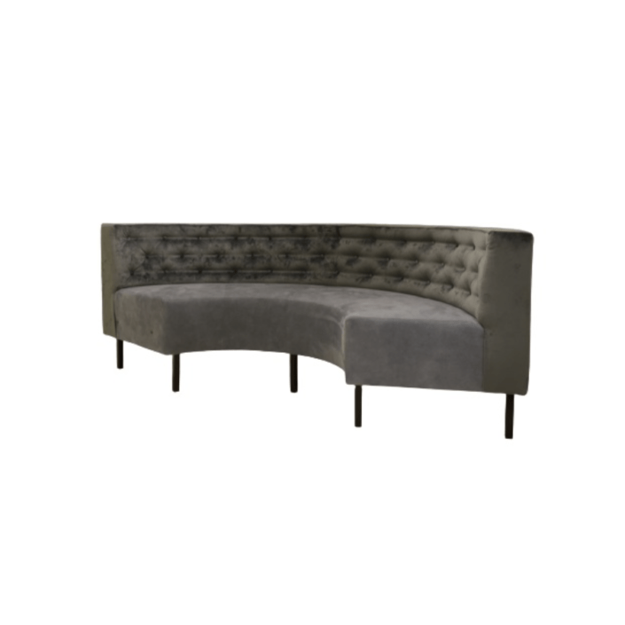 Nieuwe half ronde bank Miek NBBB001